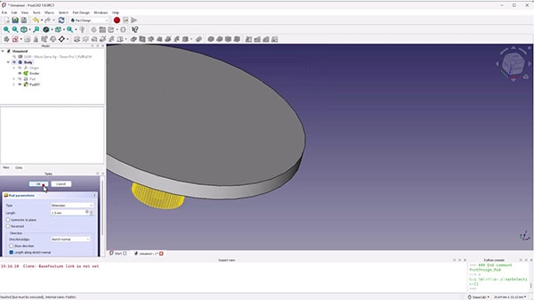 Intro To Freecad Part 5 Patterns And Boolean Operations